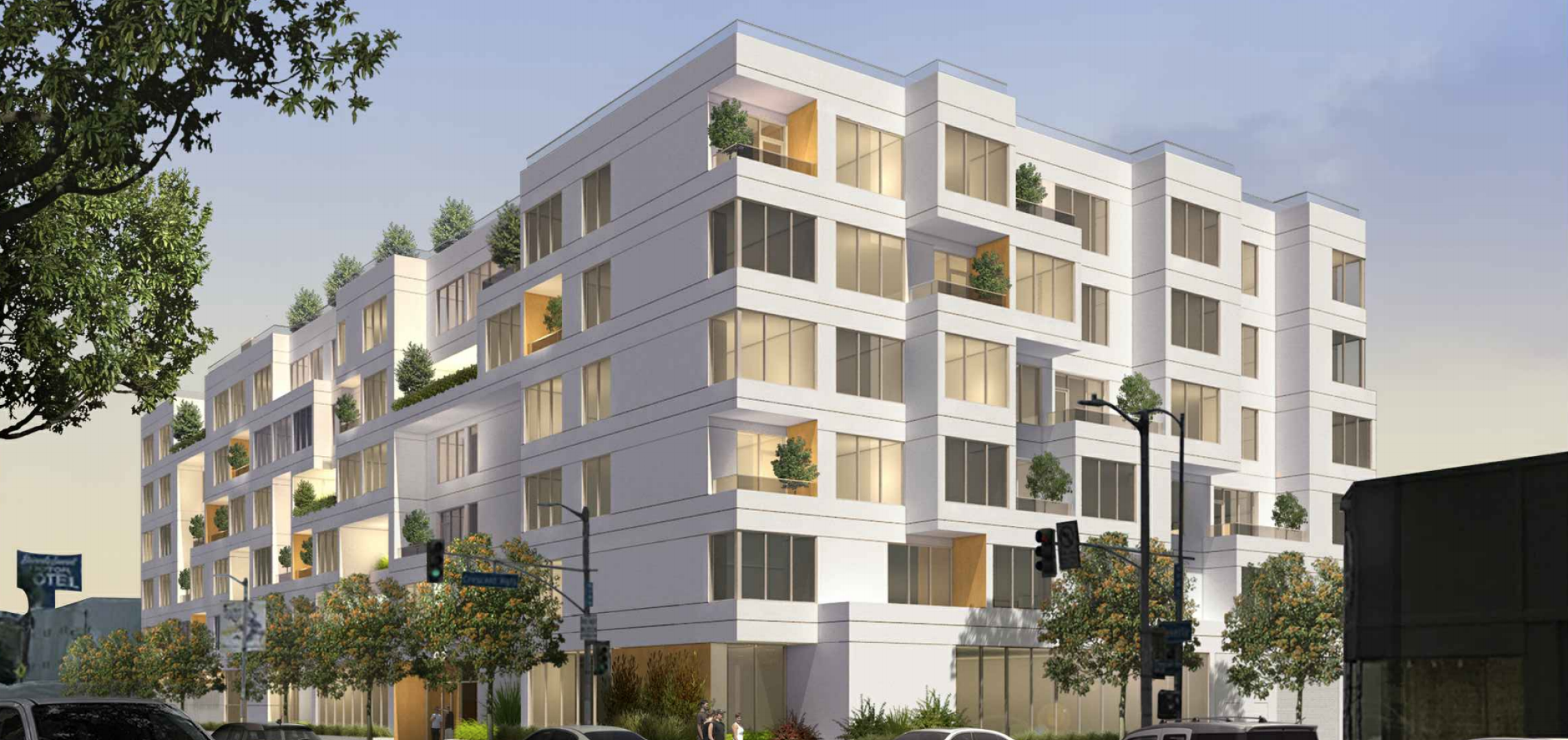 Senior housing in the home stretch at 8070 Beverly Blvd. | Urbanize LA
